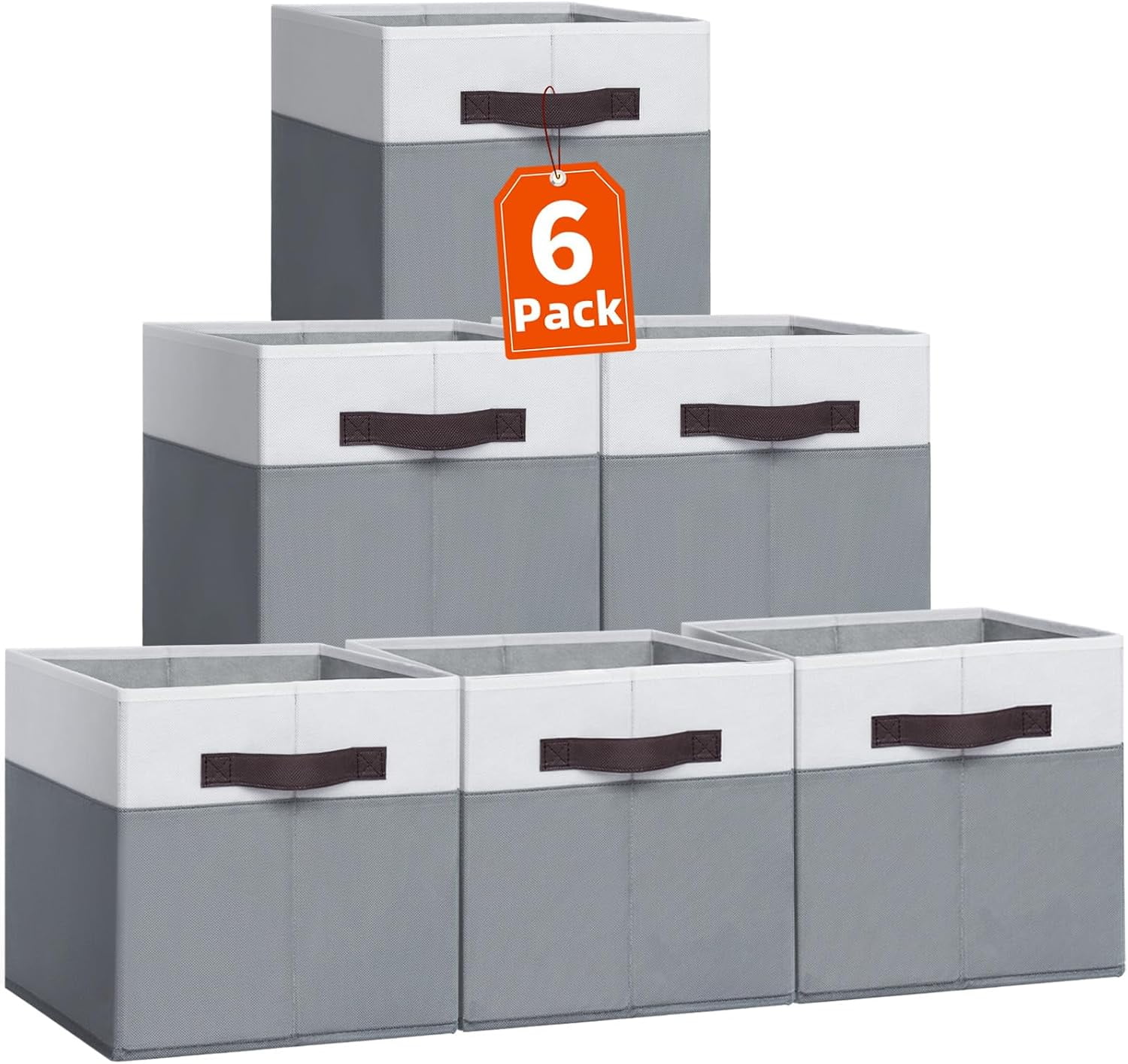 Storage Cubes -11 inch Closet Organizers and Storage Bins for Clothes ...