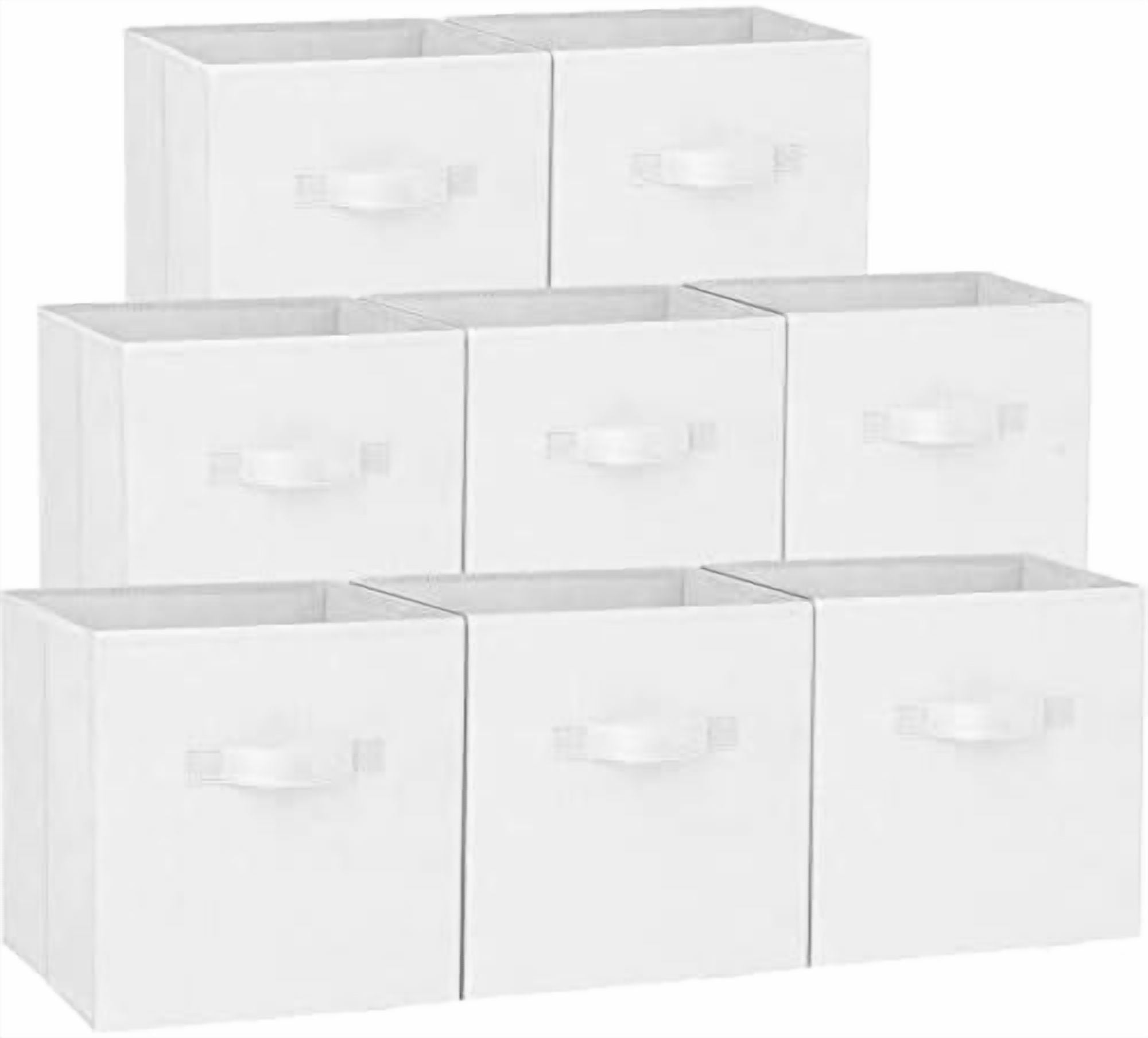 Storage Cubes - 13 Inch Heavy Duty Fabric Storage Bins for Shelves ...