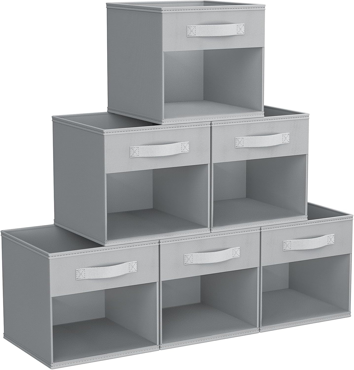Storage Cubes, Cube Storage Bin, 8 Pack Foldable Baskets with Window ...