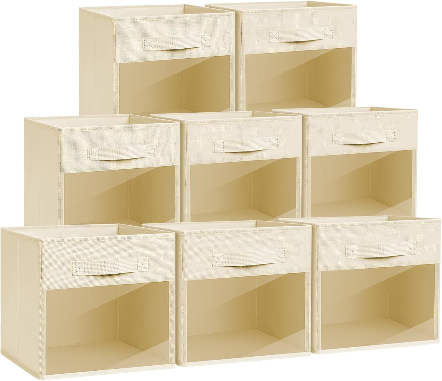 Storage Cubes, Cube Storage Bin, 8 Pack Foldable Storage Cubes with ...