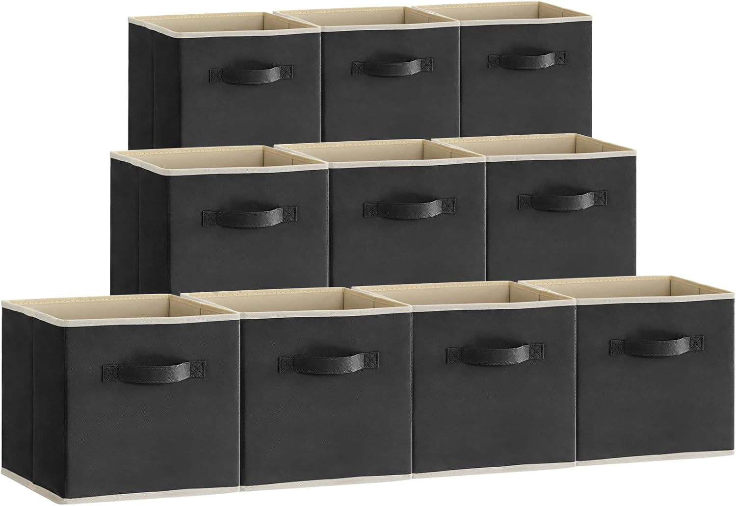 Storage Cubes, Cube Storage Bins, Foldable Fabric Bins Multi-color ...