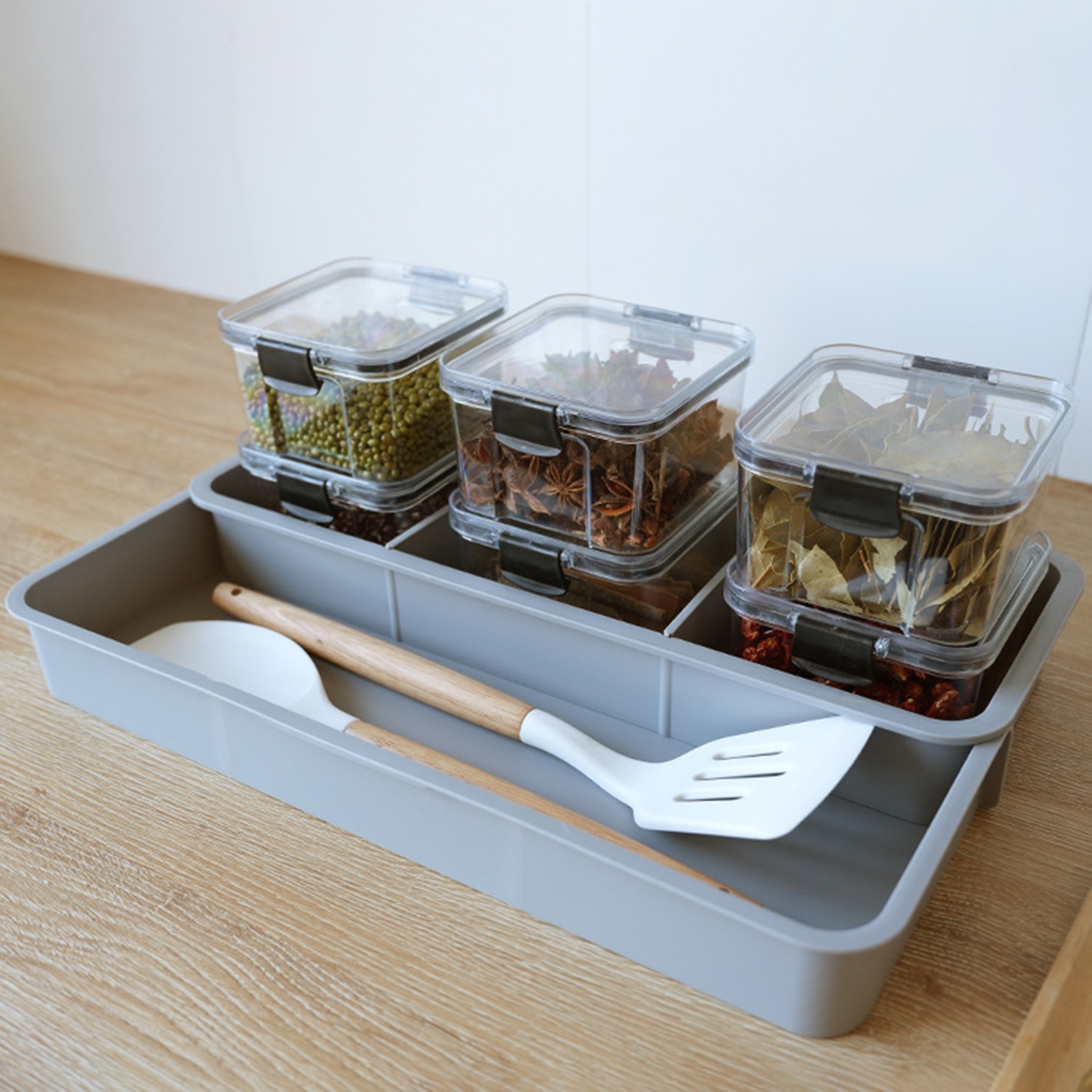 Storage Dividers for Kitchen Drawers Kitchen Drawer Box with Removable ...