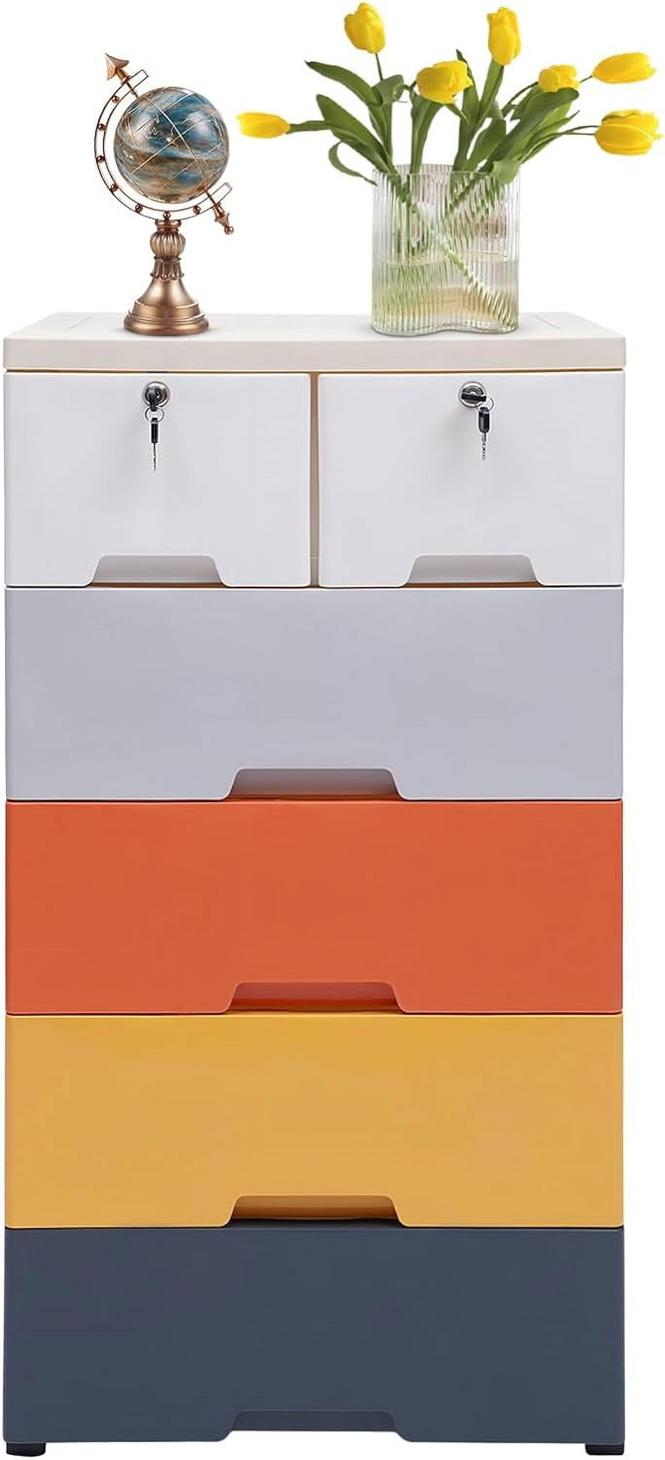 Storage Drawer – Clothes Organizer Tower Cabinet – Plastic Drawers ...