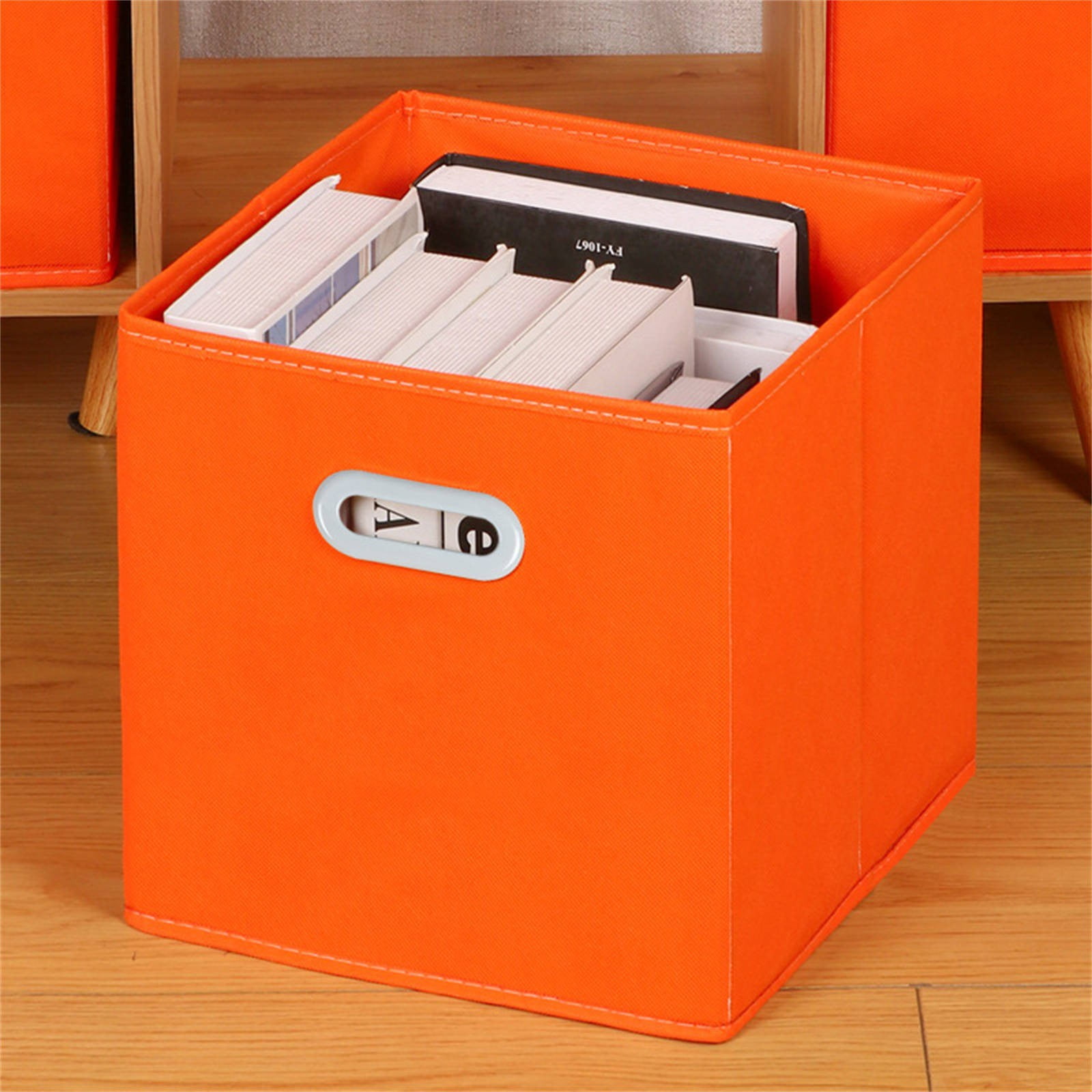 Storage Foldable Cube Organizer Fabric Drawer Set Of Beige - Walmart.com