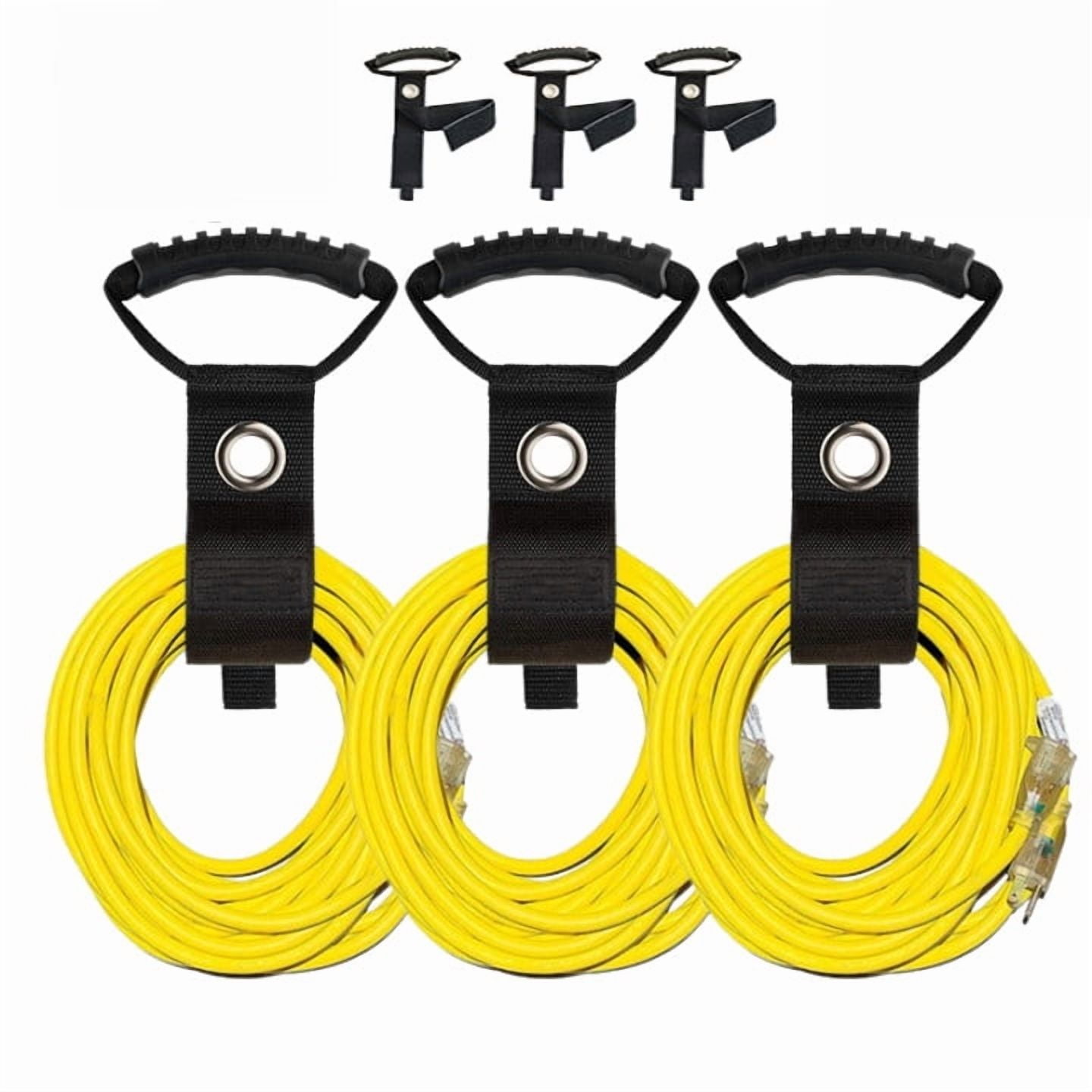 Storage Heavy-Duty Straps, 22" (3 Pack) - Hook and Loop Extension Cord ...