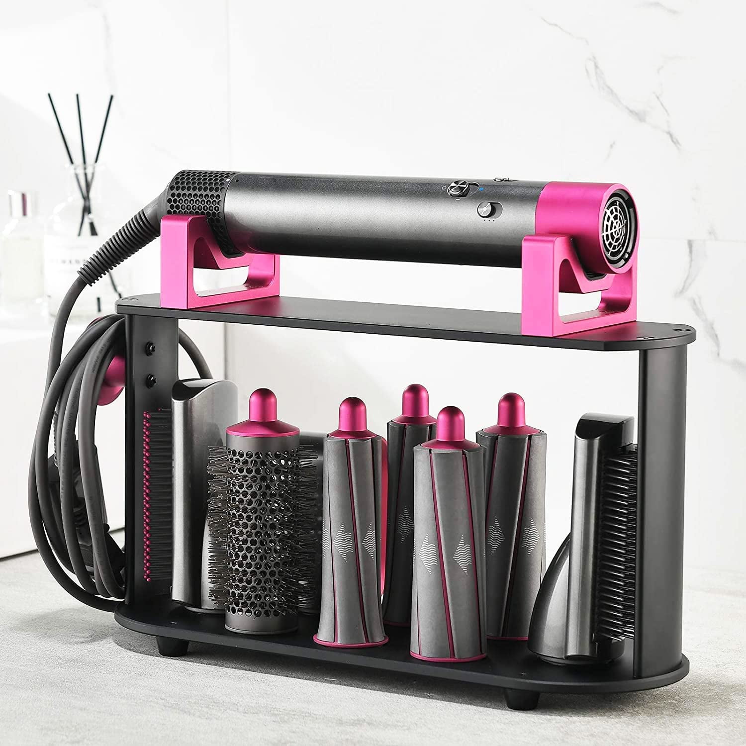 Storage Holder Compatible for Dyson Airwrap Styler, 8-Holes Countertop ...