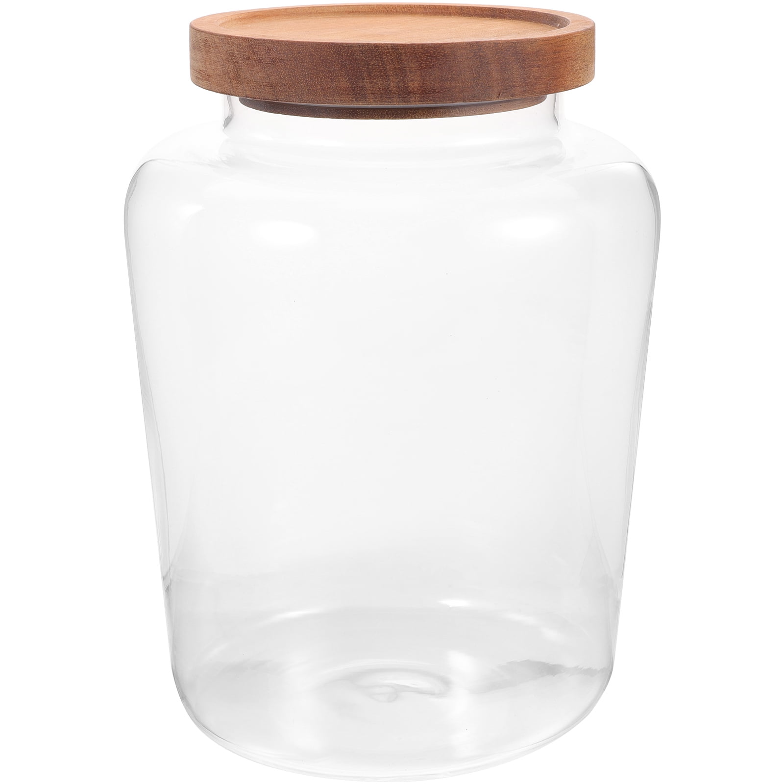 Storage Jar Glass Canister Home Accessory Food Container with Lid Small ...