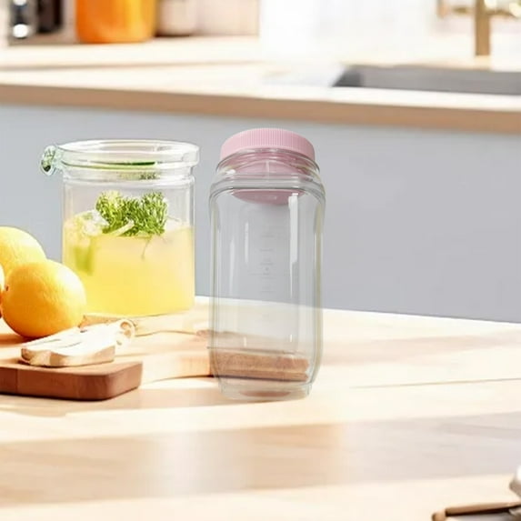 Storage Jar With Upgrade Glass & Bottle Design For Fresh Prep Reusable ...