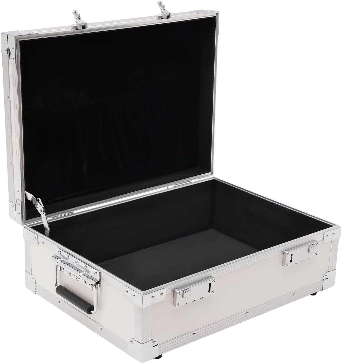 Storage Lock Box with Code, 18.1" x 12.9" x 4.9" Lockable Storage Box ...