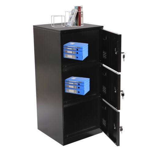 Storage Metal Cabinet Locker Secure Gym Locker School Office Home Tool ...