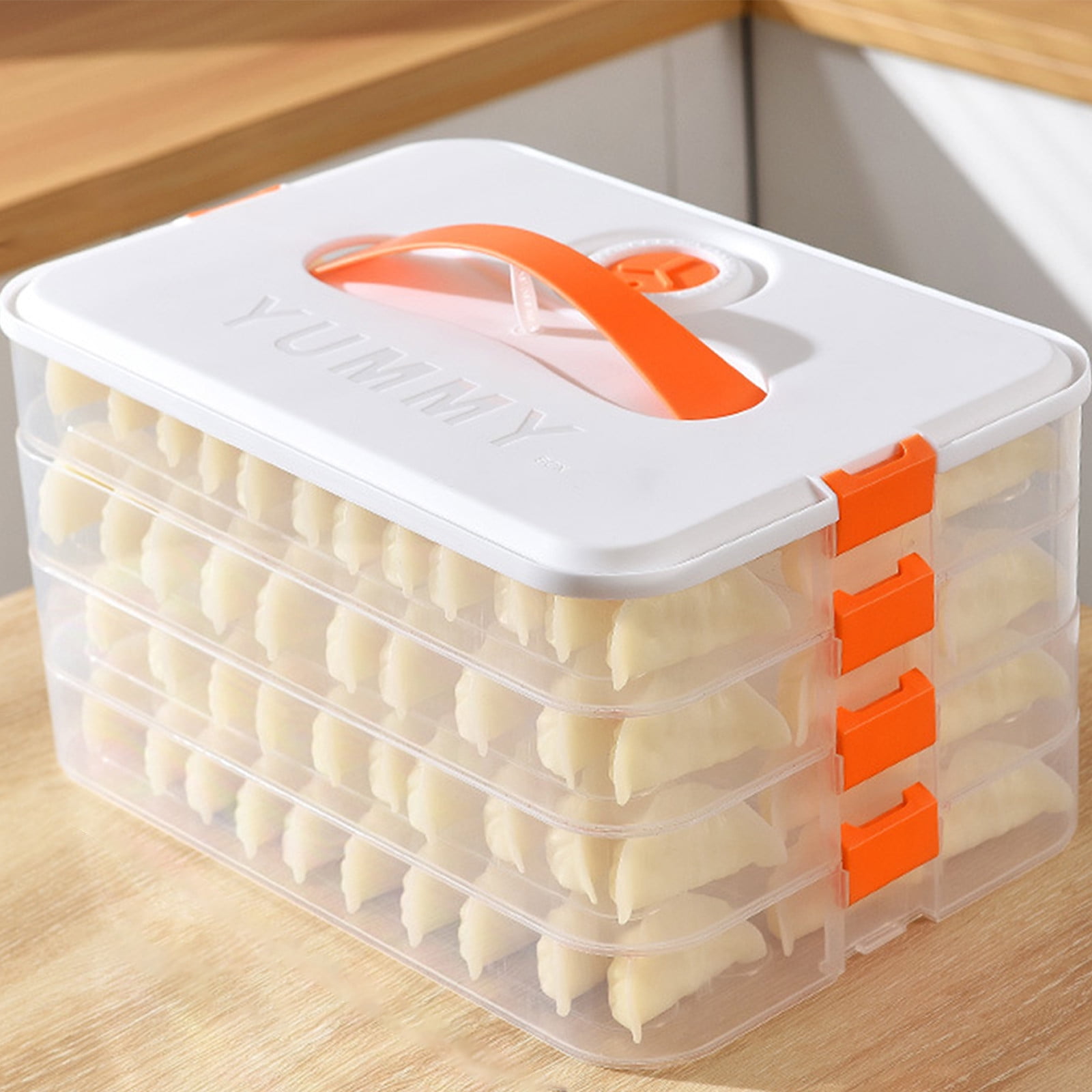 Storage and Organization Household Dumpling Box Multi Layer Large Size ...