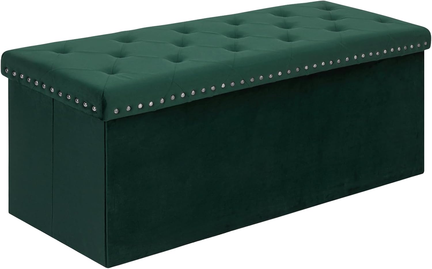 Storage Ottoman Bench, Folding Tufted Ottomans with Storage, Extra ...