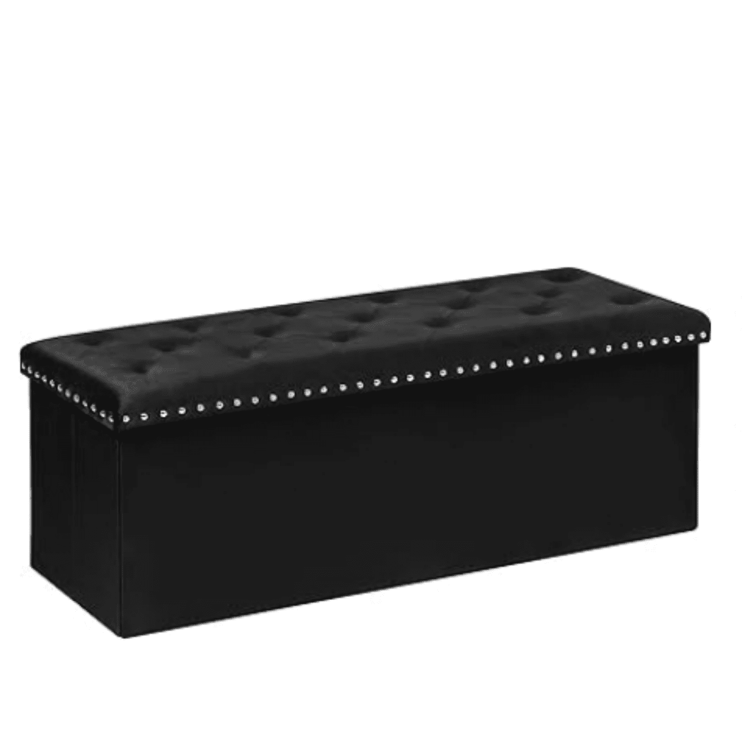 Storage Ottoman Bench, Folding Tufted Ottomans with Storage, Extra ...