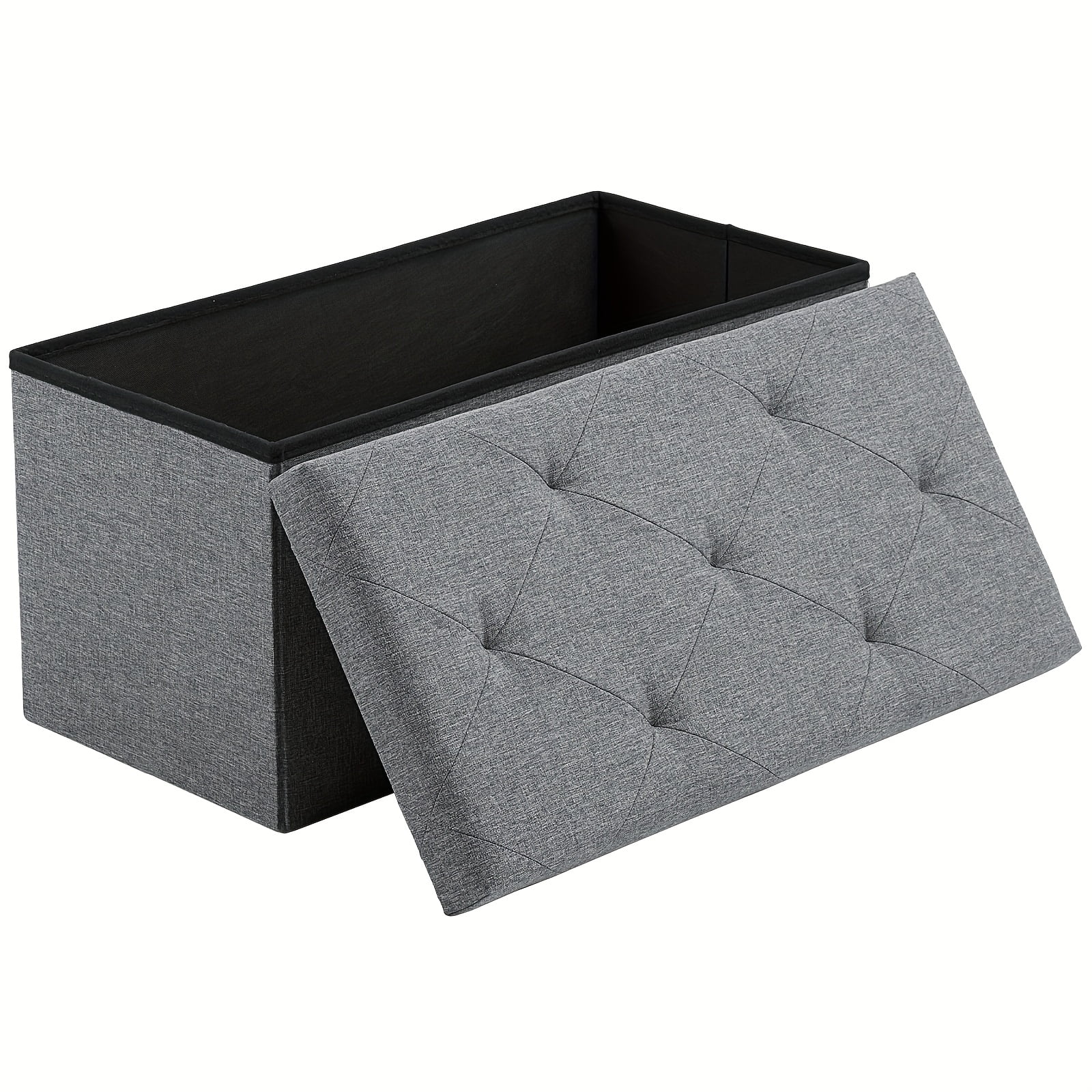 Storage Ottoman Bench, FoldingOttoman Stool, Ottoman with Storage ...