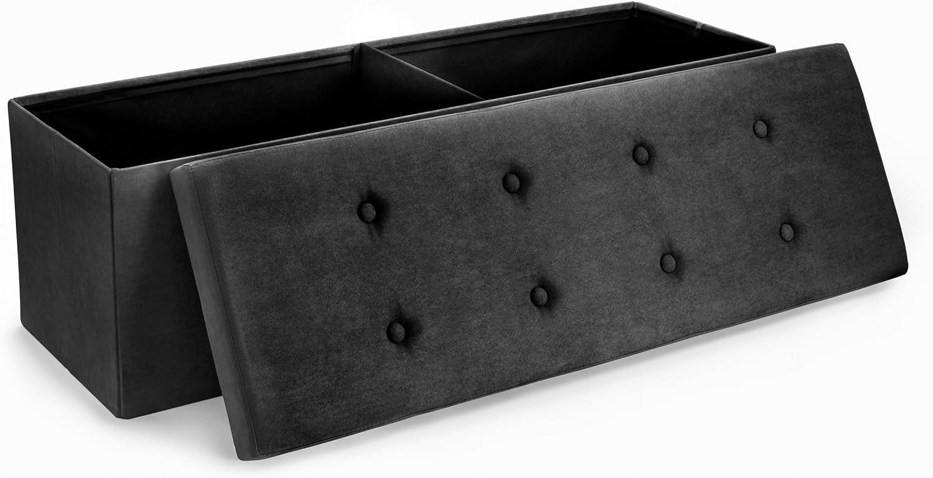 Storage Ottoman Bench – for Living Room, Hallway, End of Bed, Bedroom ...