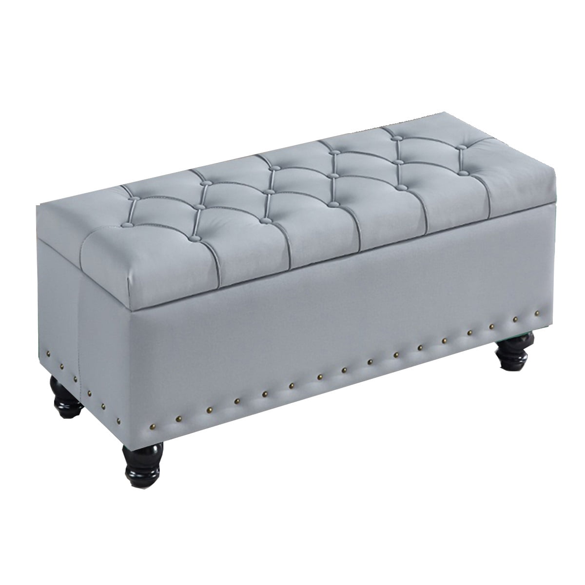 Storage Ottoman Bench Tufted Ottoman With Storage For Living Room End ...