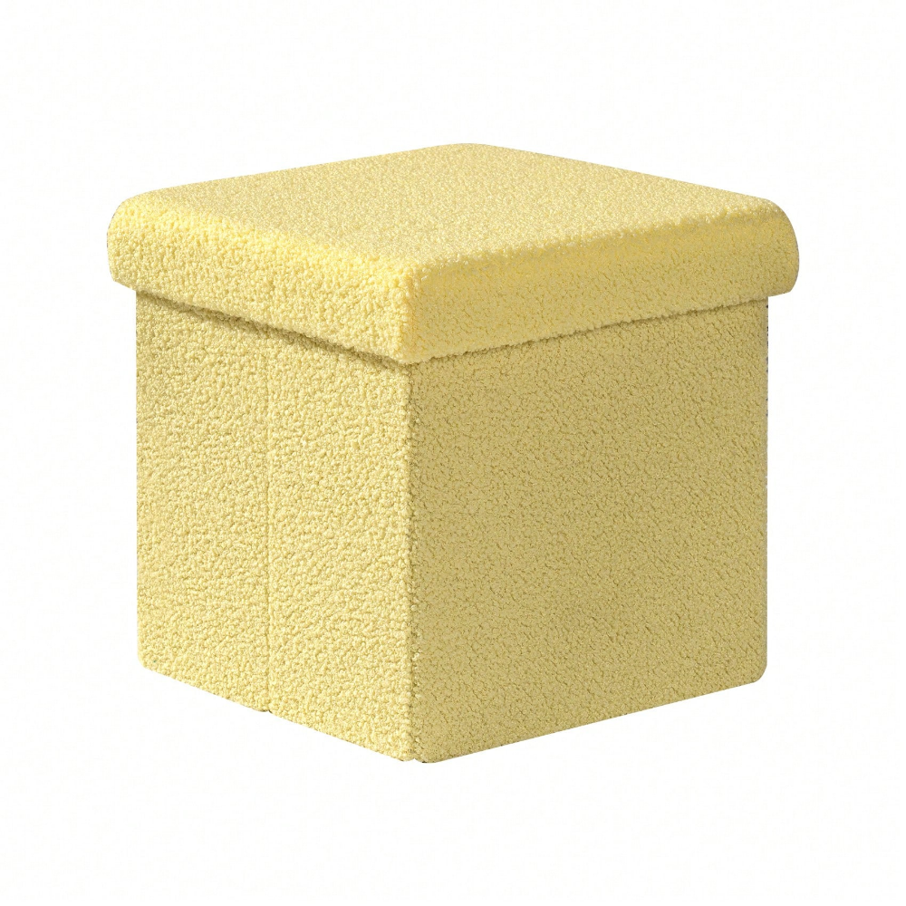 Storage Ottoman Cube, Folding Storage Ottoman, Storage Chest, Sherpa ...