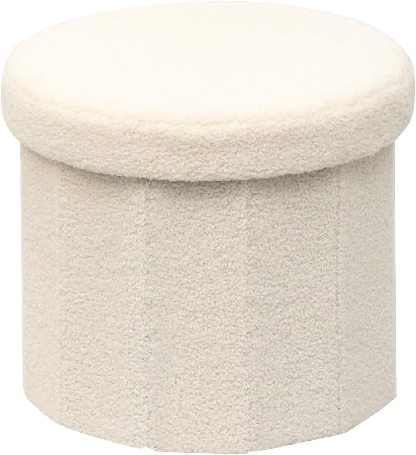 Storage Ottoman Cube, Round Ottomans with Storage Foot Stool Footrest ...