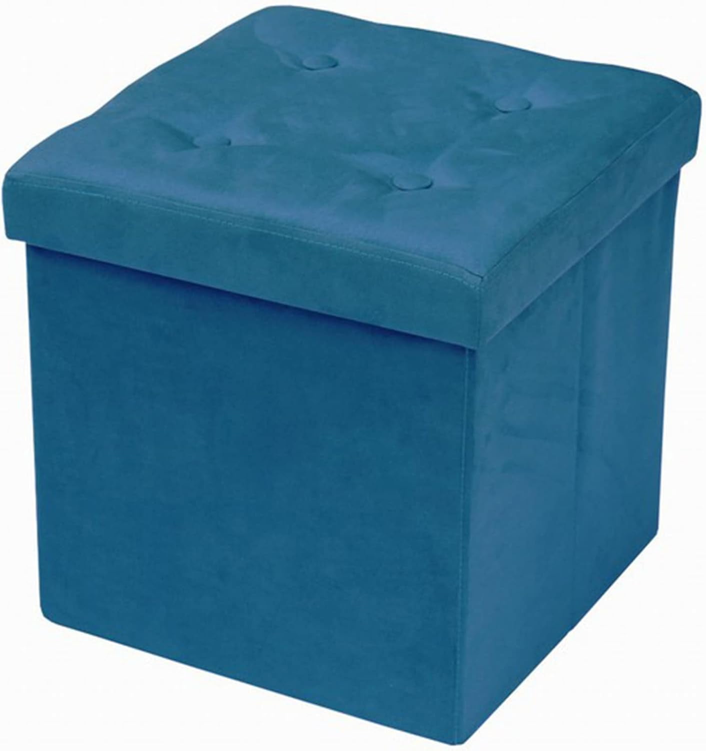 Storage Ottoman Foot Rest Cube– Small Folding Ottoman Bedroom Bench ...