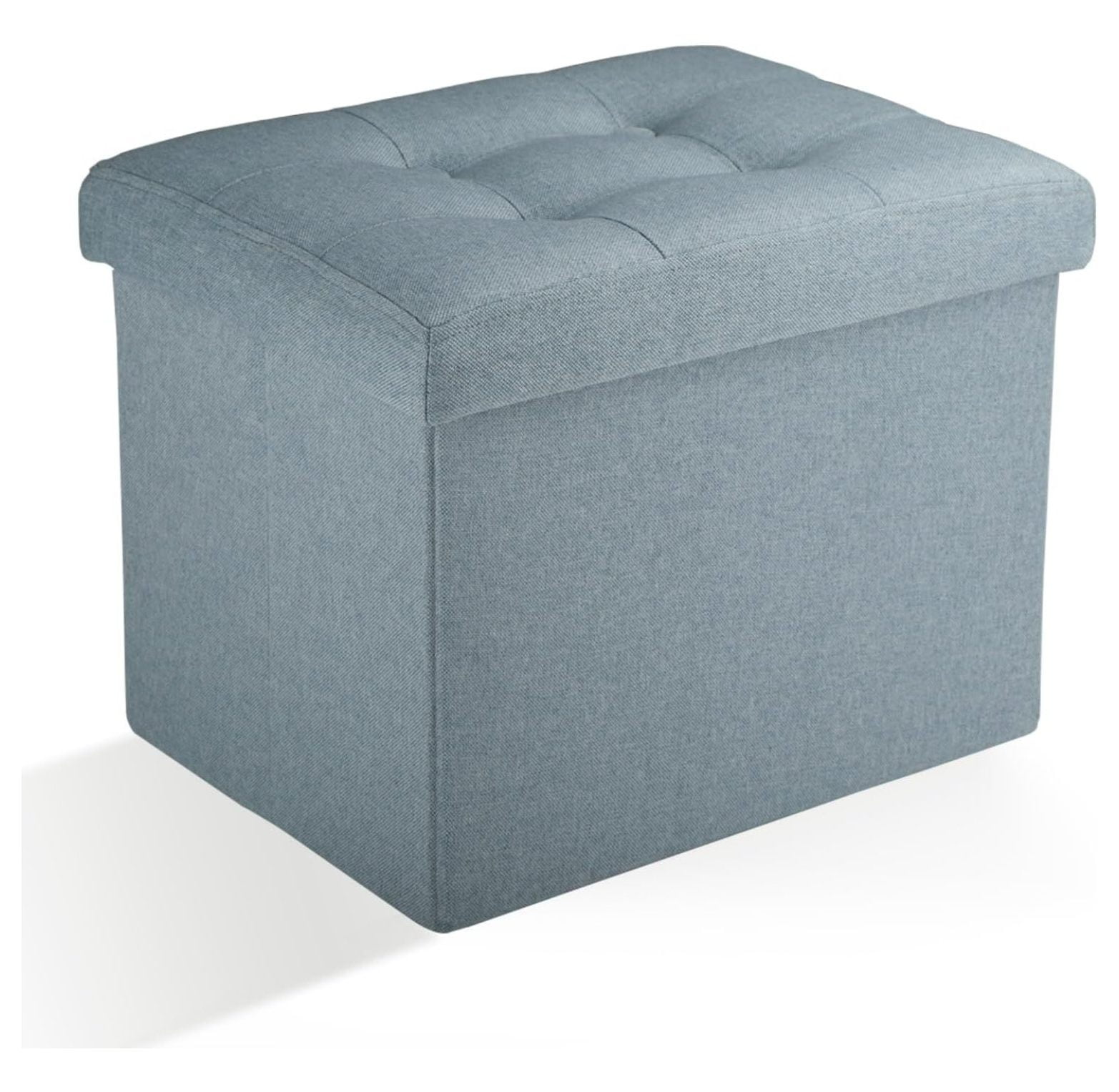 Storage Ottoman Foot Rest Stool, Foldable Ottoman with Storage ...