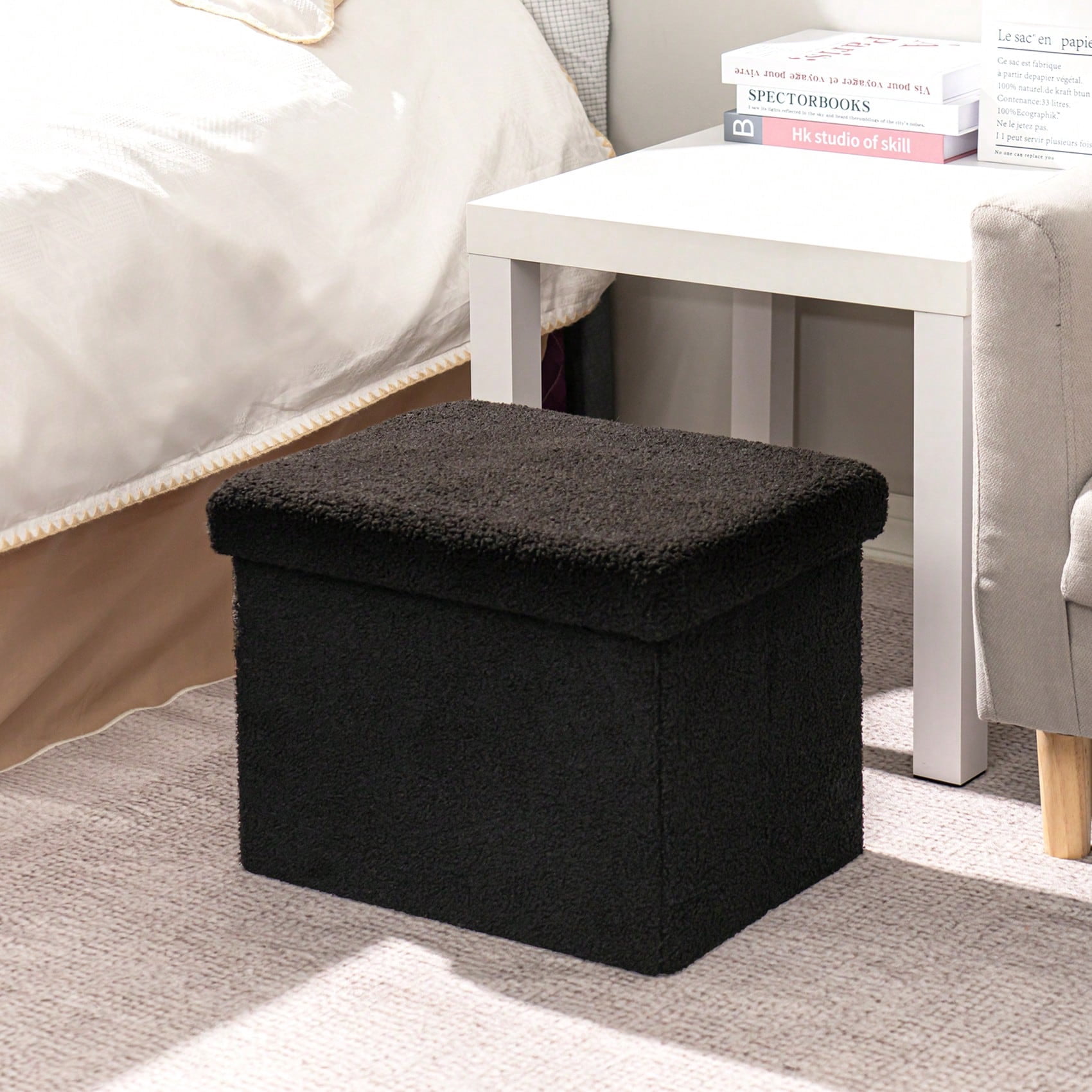 Storage Ottoman Foot Rest Stool, Folding Ottoman, Ottoman With Storage ...