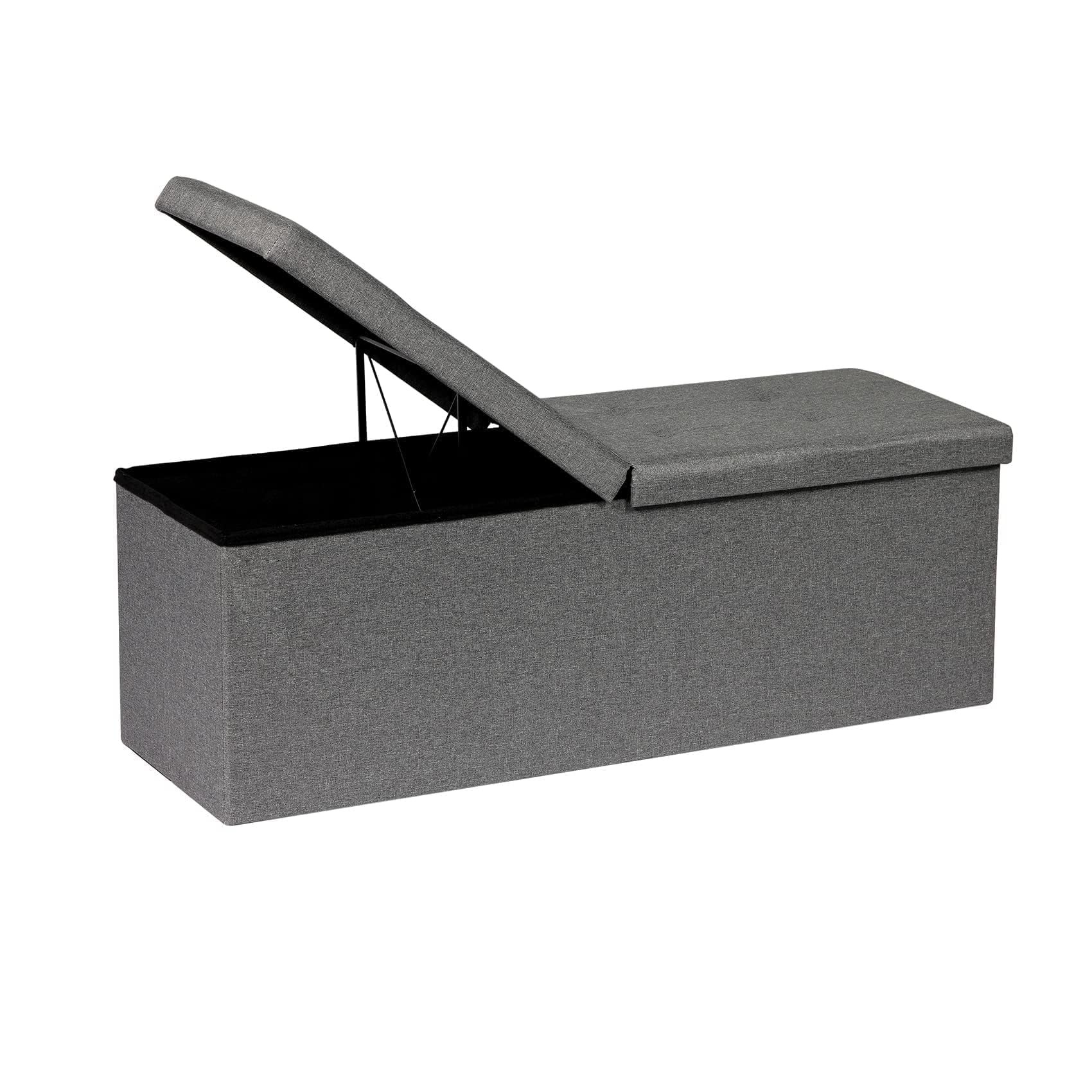 Storage Ottoman with Filpping Lids, Ottoman Storage Bench Footrest Seat ...