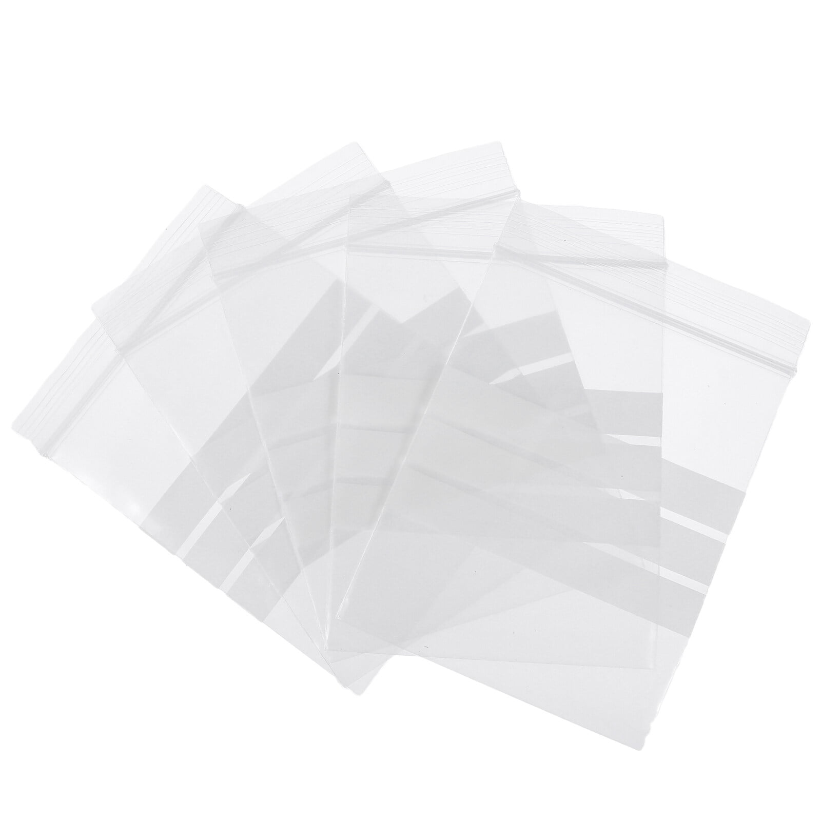 MEIBUTYUP Storage Pouches Transparent 400Pcs 3.9x2.8in - Walmart.com