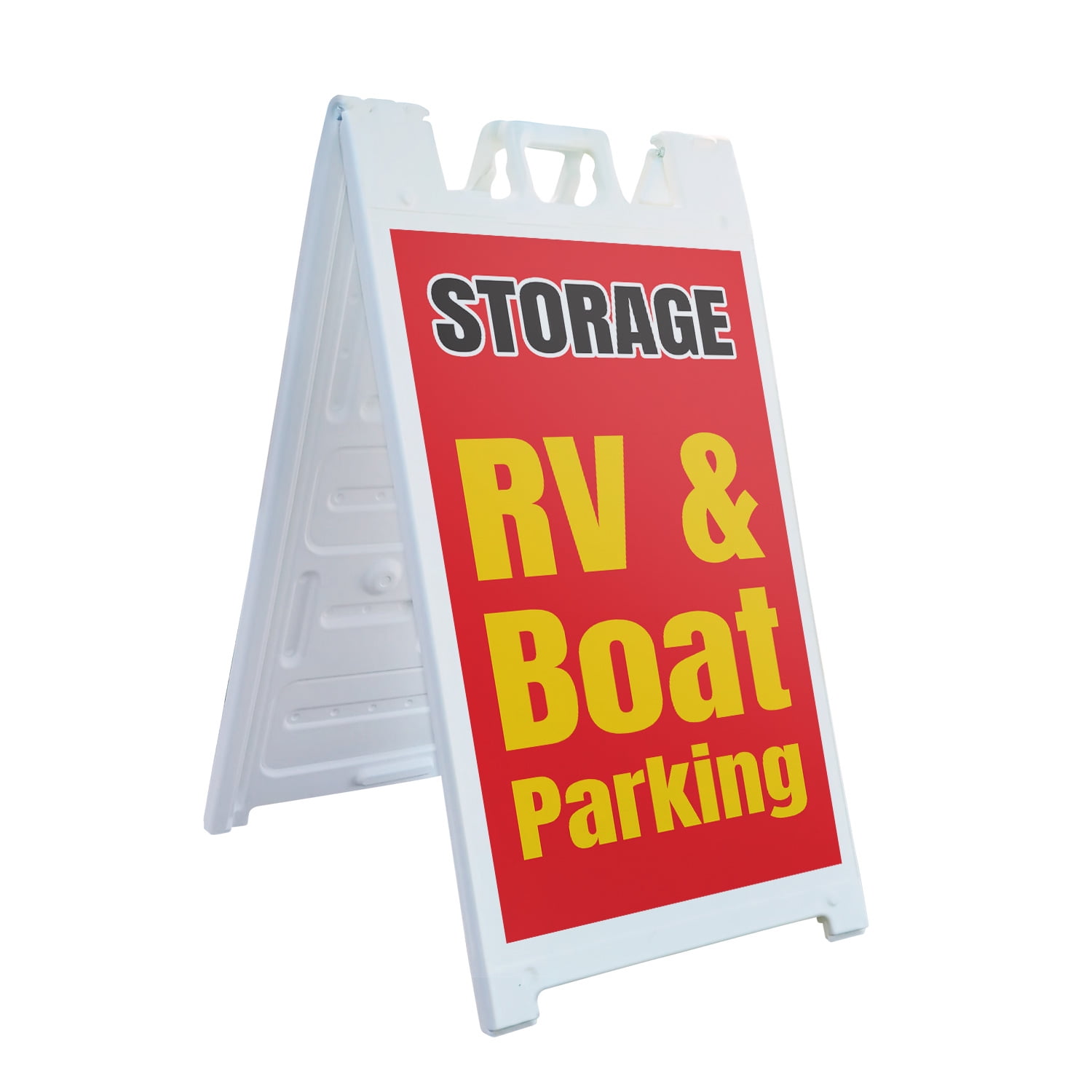 Storage RV & Boat Parking 24" x 36" Double Sided A-Frame Sidewalk Sign ...