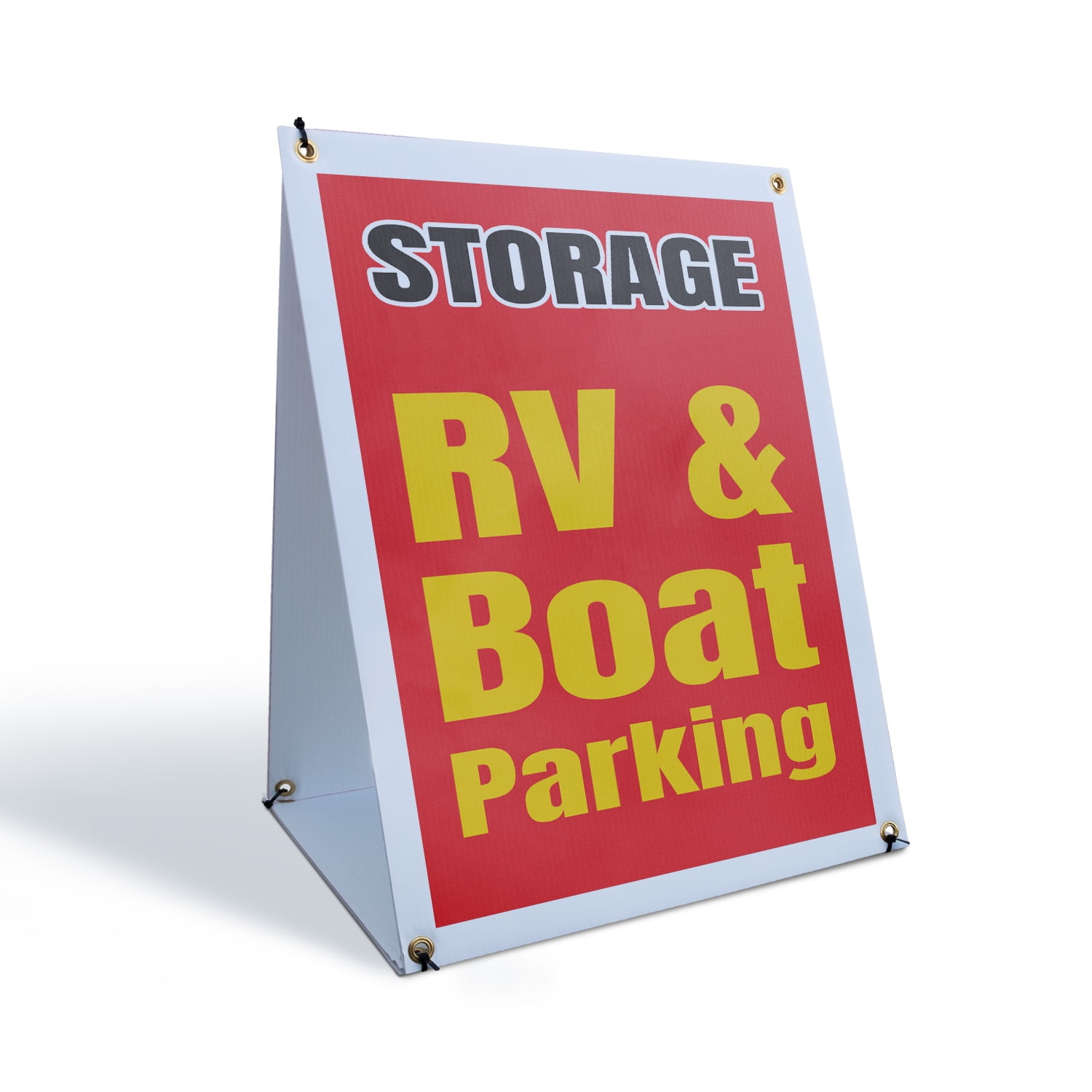 Storage RV & Boat Parking Sidewalk Sign 18 Inch x 24 Inch A-Frame ...