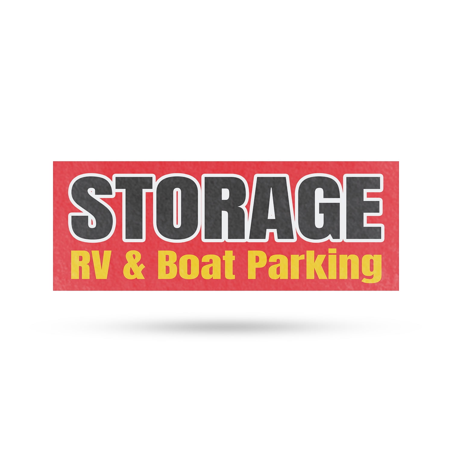Storage RV & Boat Parking Vinyl Decal 48 Inch x 18 Inch Weatherproof ...