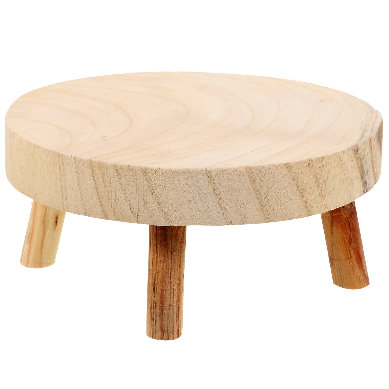 Storage Rack Kids Small Stool Tripod Cake Stand Clear Ornaments Plant ...