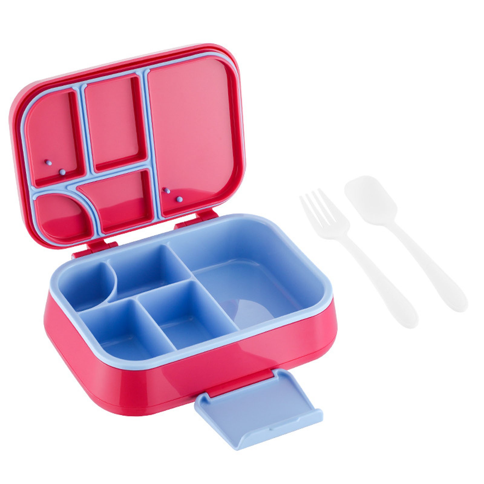 Storage Rack Lunch Box for Kids Lunch Container with 5 Compartments ...
