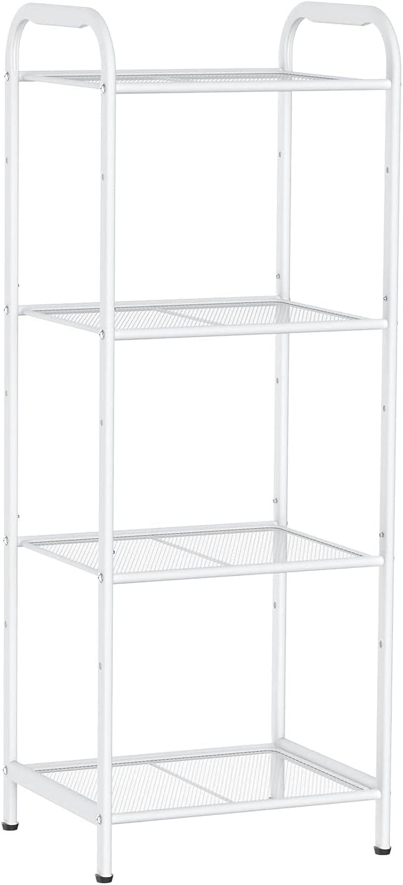 Storage Rack with Shelf, Industrial Style Extendable Plant Stand ...