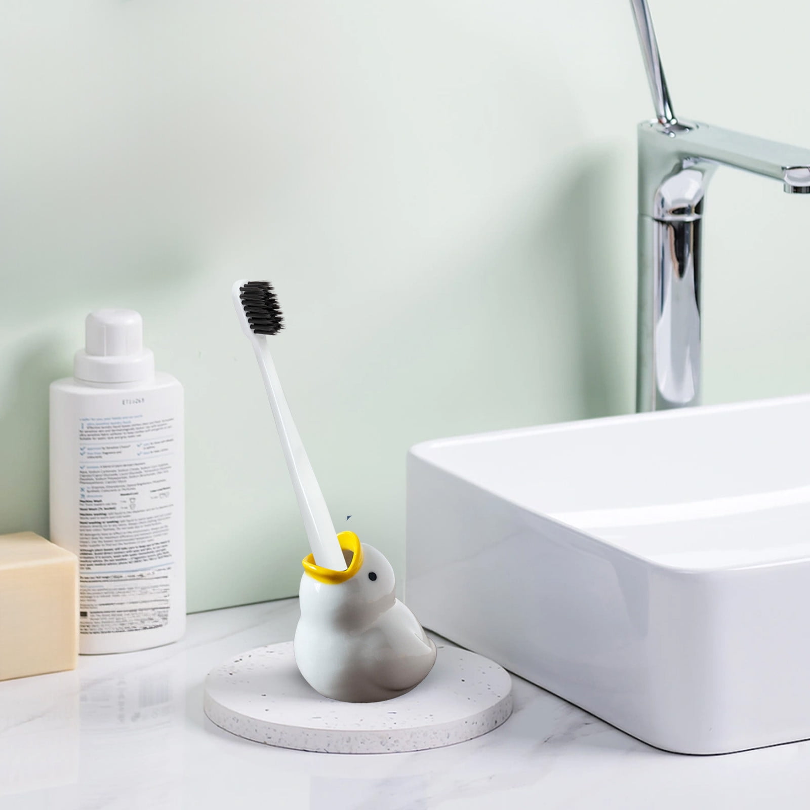Storage Rack, Storage Shelves Storage Containers Ceramic Toothbrush ...