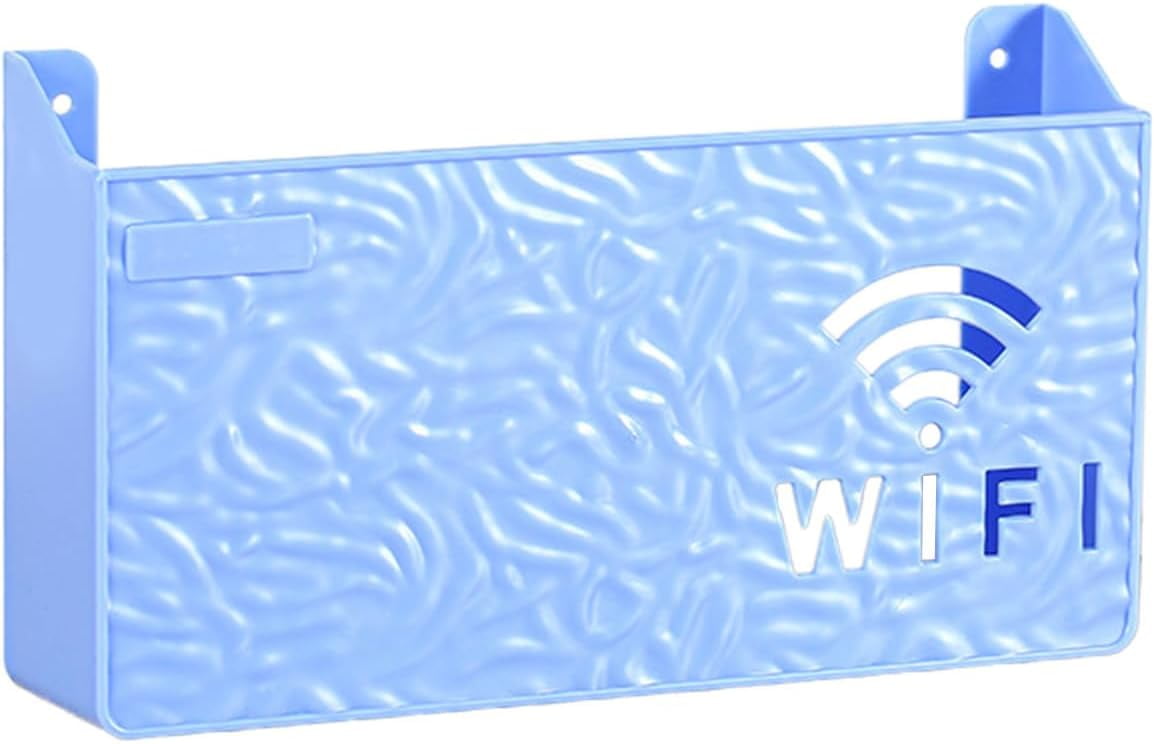 Storage Rack Wireless WiFi Router Storage Box Panel Stb No Punch Wall ...