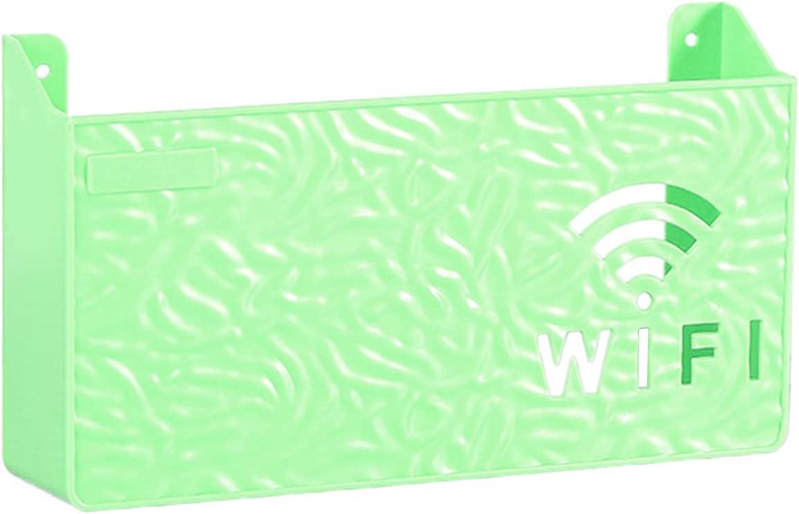 Storage Rack Wireless WiFi Router Storage Box Panel Stb No Punch Wall ...