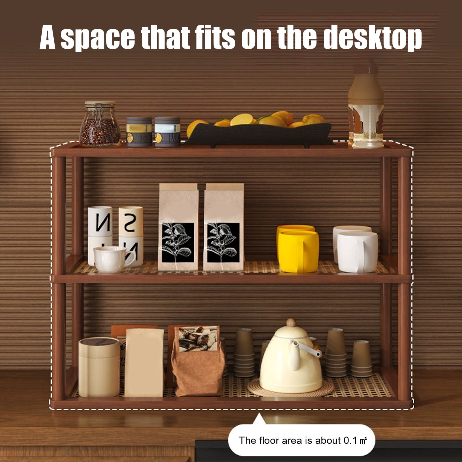 Storage Racks Desktop Shelf 3 Layer Water Cup Cosmetic Small Storage ...