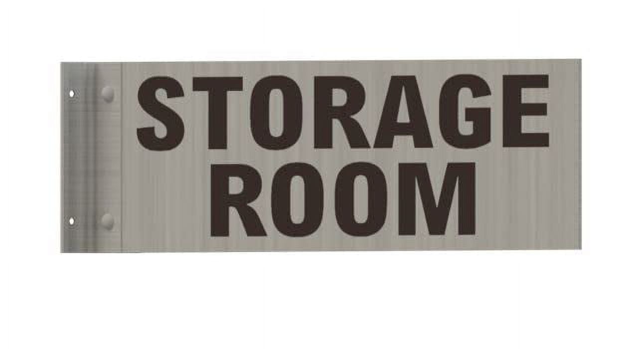 Storage Room Sign -Two-Sided/Double Sided Projecting, Corridor and ...