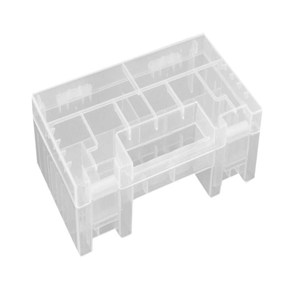 Storage Savings! Anckoeil Hard Plastic Clear Case Cover Battery Storage ...