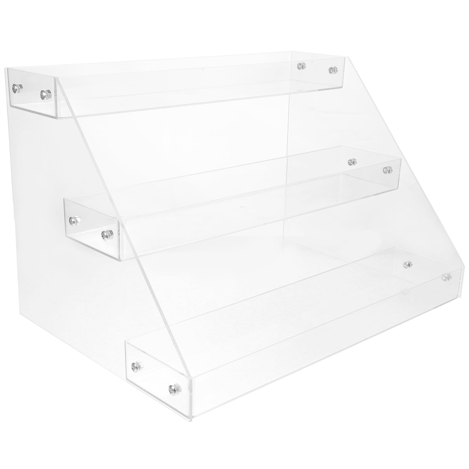 Storage Shelf Collectibles Beverage Display Rack Riser Stand Steps ...