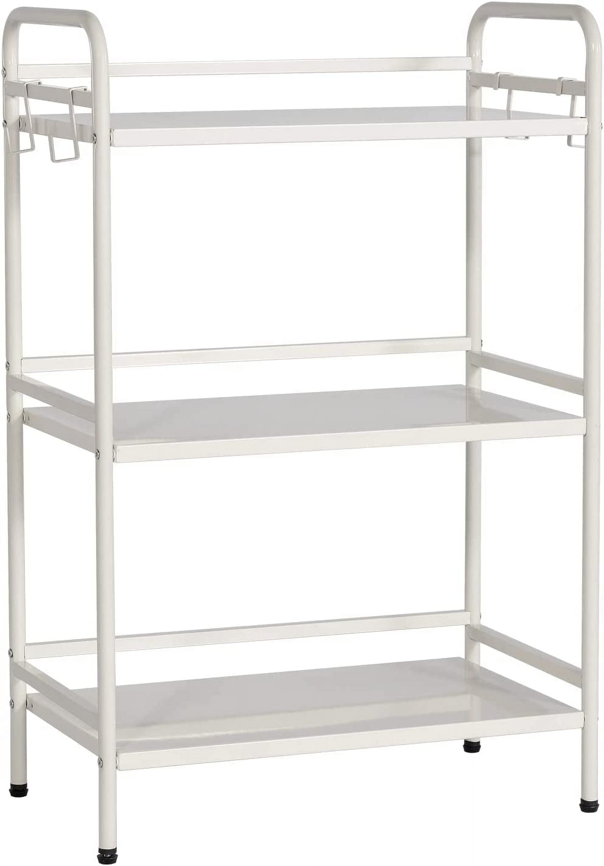Storage Shelves, 3-Tier Metal Storage Rack with Shelf,Shelf Organizer ...