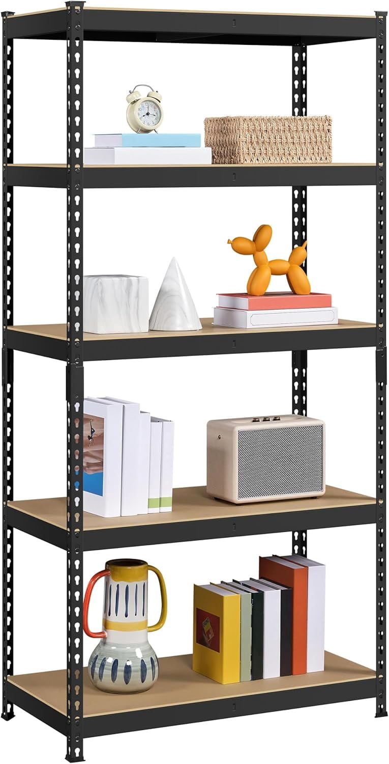 Storage Shelves 5 Tier Garage Shelving Heavy Duty Garage Shelves ...