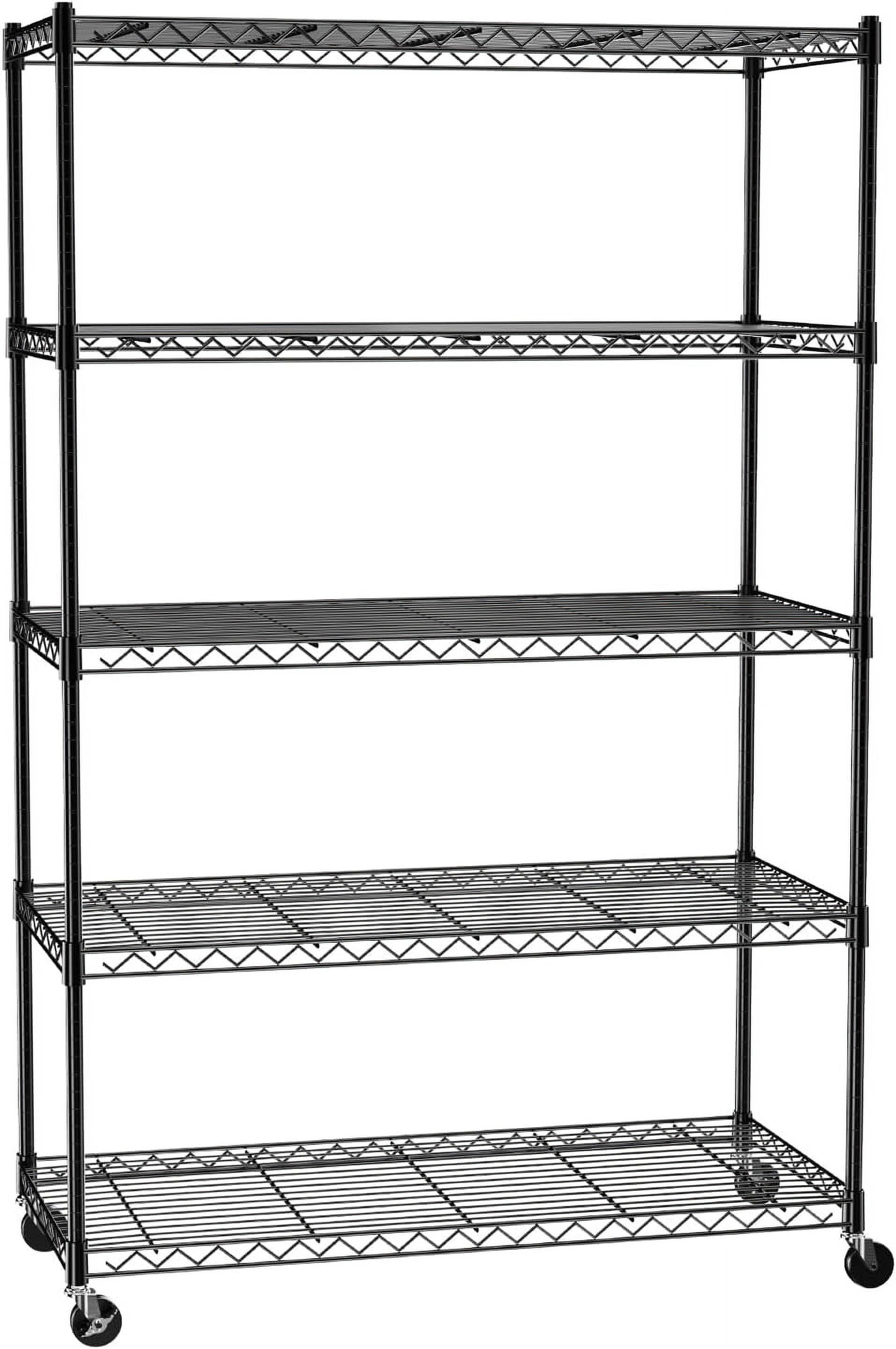 Storage Shelves - Garage Shelving Heavy Duty Adjustable Metal Shelving ...