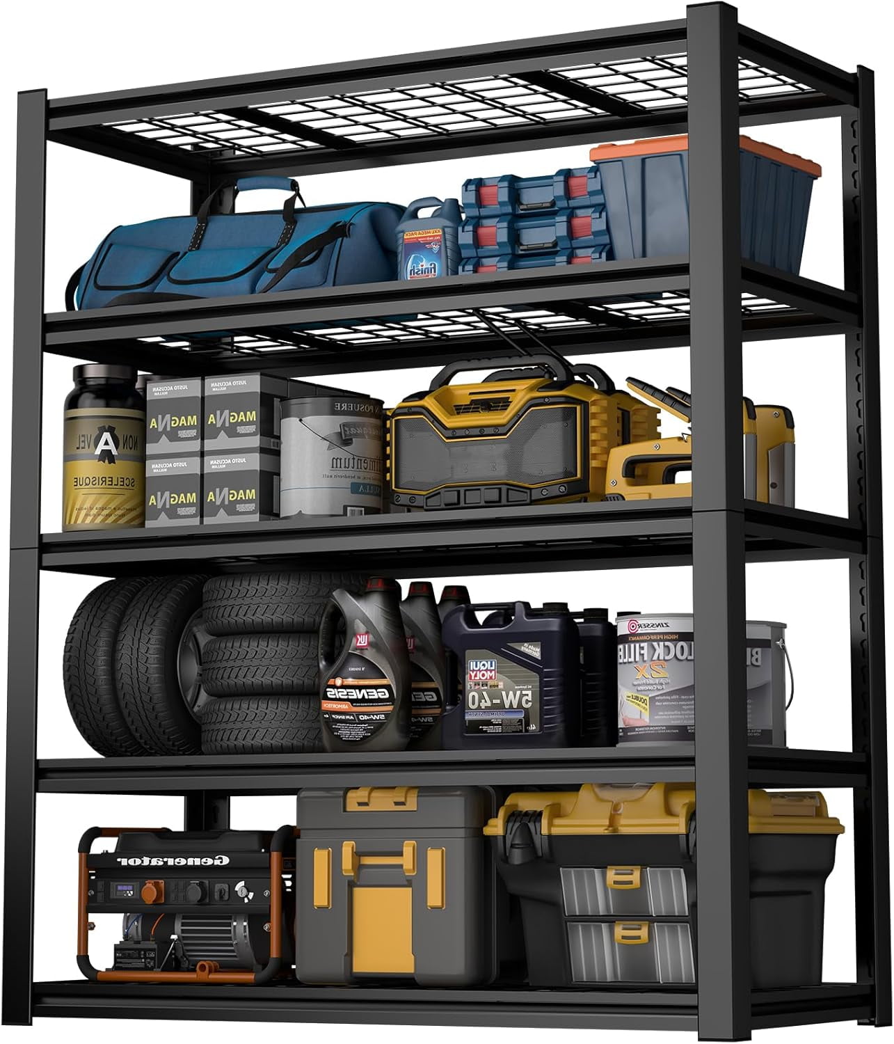 Storage Shelves Heavy Duty, Metal Storage Racks and Shelving, 23.6" D x ...