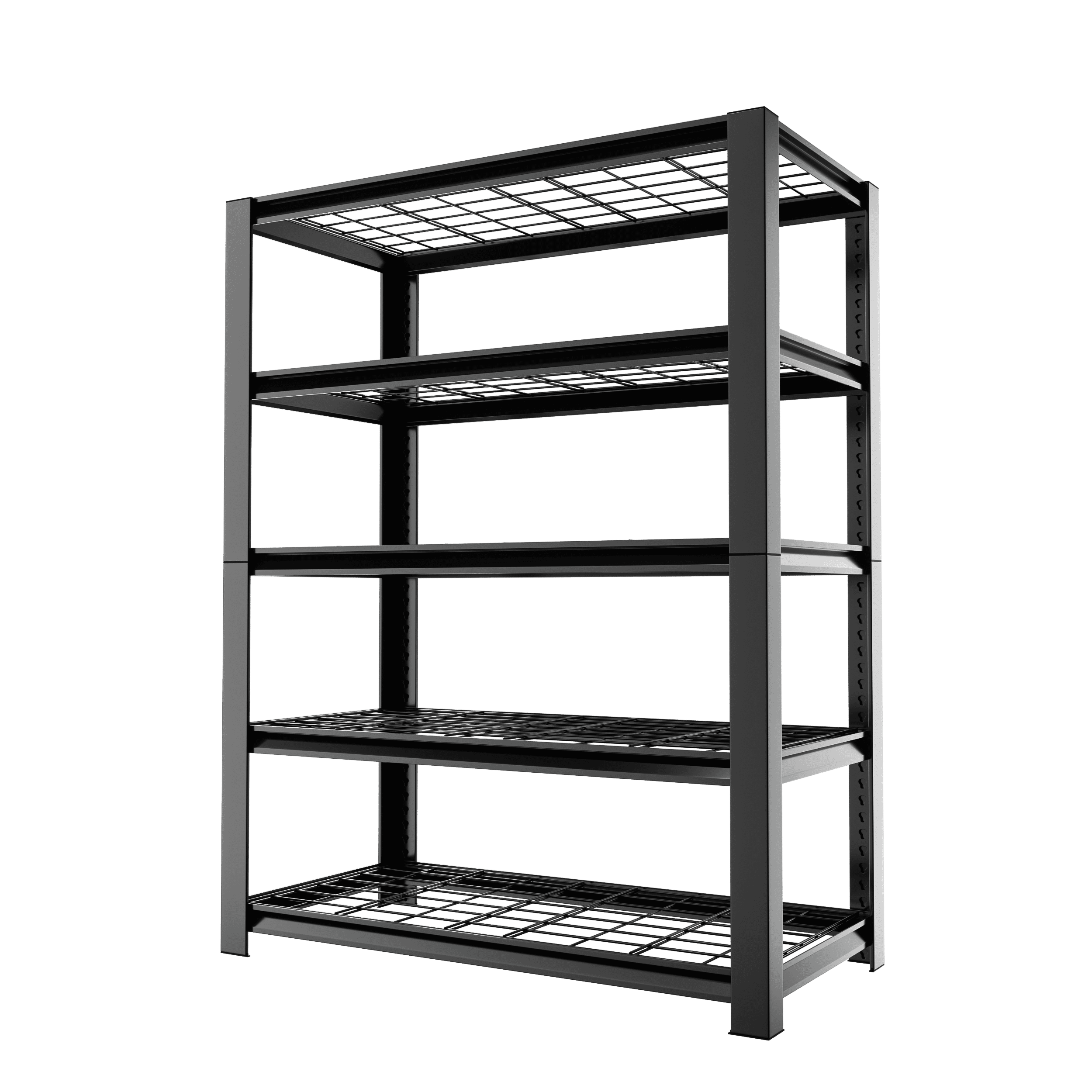 Walmart Steel Metal Garage Storage Shelves, 5 Tier Heavy Duty Shelving ...