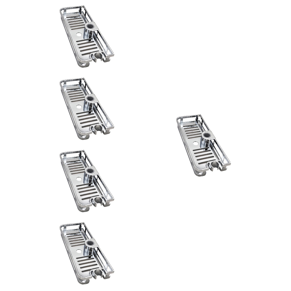 Storage Shelves Shelf 5 PCS Elegance Hygiene Shower Toiletries Holder ...