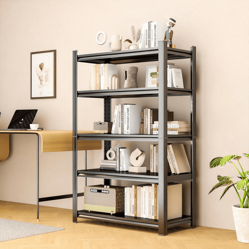 Storage Shelving Unit, 5-Tier Adjustable, 3000 lbs Garage Shelves Metal ...