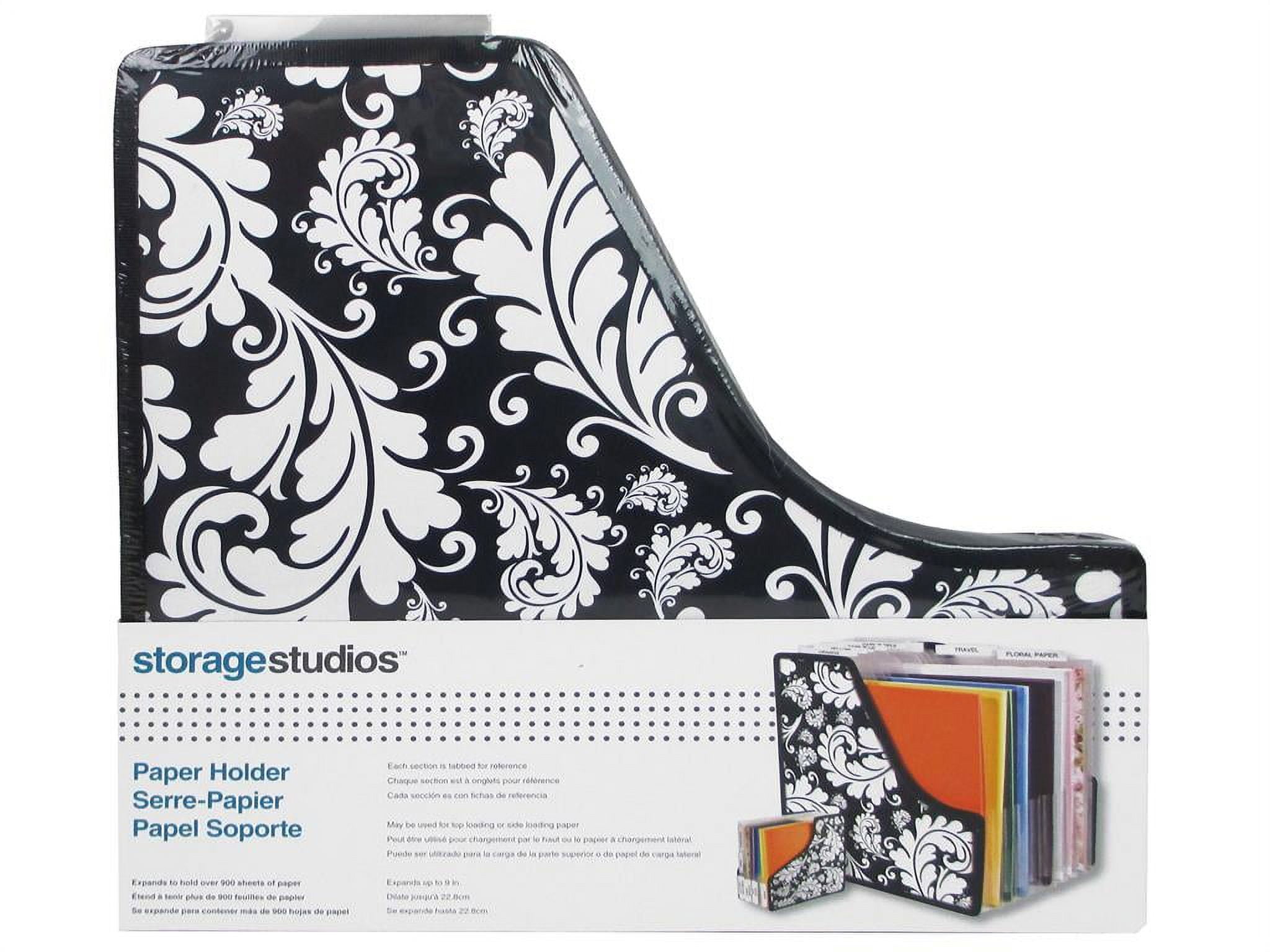 Storage Solutions Paper Holder Expandable B/W - Walmart.com