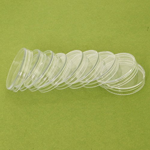 Storage Stackable Interlocking Clear Containers 12 with Lids 2 inches ...