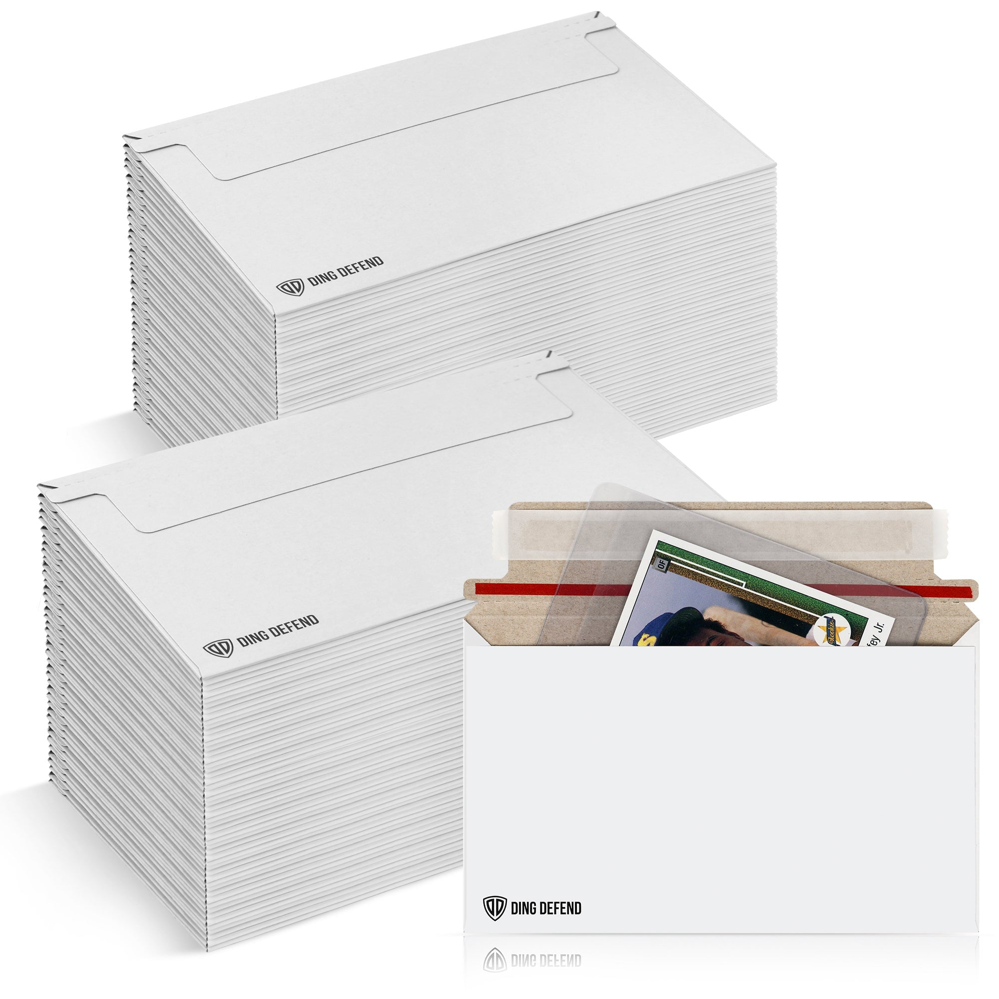 Storage Standard Card Shipping Envelopes, White - 110 Pack - 7 x 4.35 ...